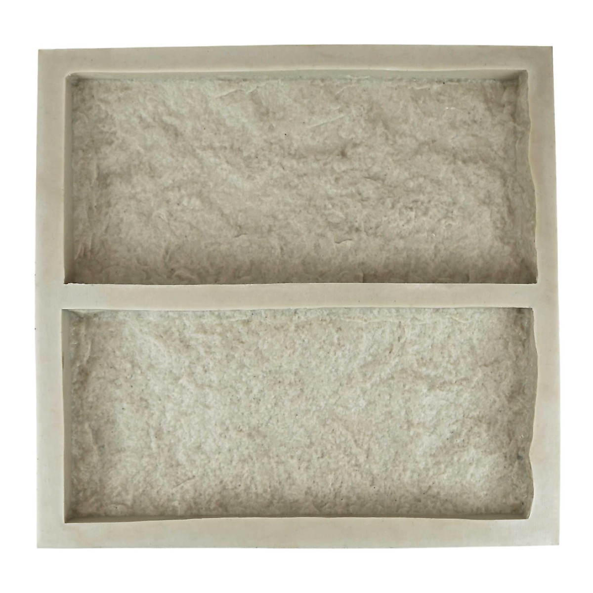 Stone Veneer Rubber Molds for Concrete, XL Cut Limestone Mold, Creates Two 18.5" x 8" x 1.75" Stones