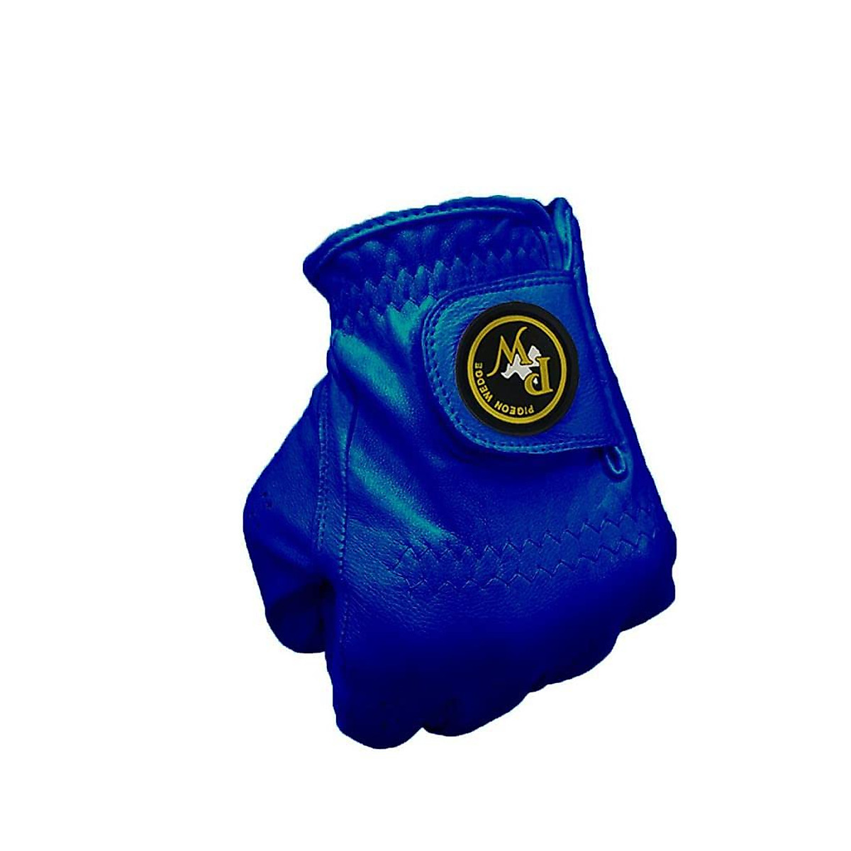 PIGEON WEDGE Leather Golf Glove Men for Right Handed Golfers, Lambskin Leather, Comfortable Design, Maximum Grip, All Weather Golfing Glove, Worn On Left Hand, Breathable