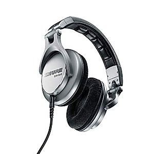 Shure SRH940 Professional Reference Headphones - Designed for Critical Listening, Studio Monitoring & Mastering, Ideal for Pro Audio Engineers and In-Studio Talent, Includes Straight and Coiled Cables