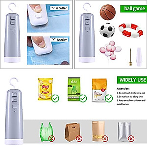 SINWE Vacuum Sealer Machine,Sous Vide Bags, Electric Food Vacuum Sealer & Reusable Vacuum Food Storage Bags,Bag Sealer/Air Pump/Vacuum Pump 3 in 1 Life Gadgets for Food Storage Snacks Freshness-Grey