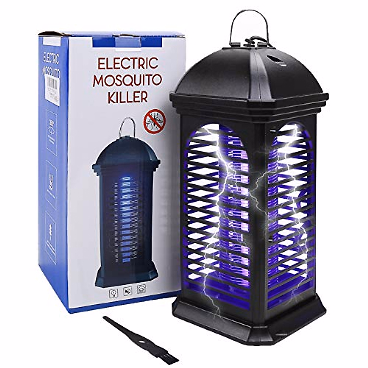 Bug Zapper Electric Indoor Insect Killer suspensible UV Light | Mosquito Killer Bug Fly Pests Attractant Trap Zapper Lamp w/Powerful 1000V Grid for Indoor Home Bedroom,Kitchen, Office
