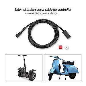 Electric Bike Brake Switch Cable,Electric Bike Brake Cable,rake Cut Off Sensor SM/Waterproof Connector Electric Bike Cut Power Off Mechanical Hydraulic Brake Sensor for E Bike