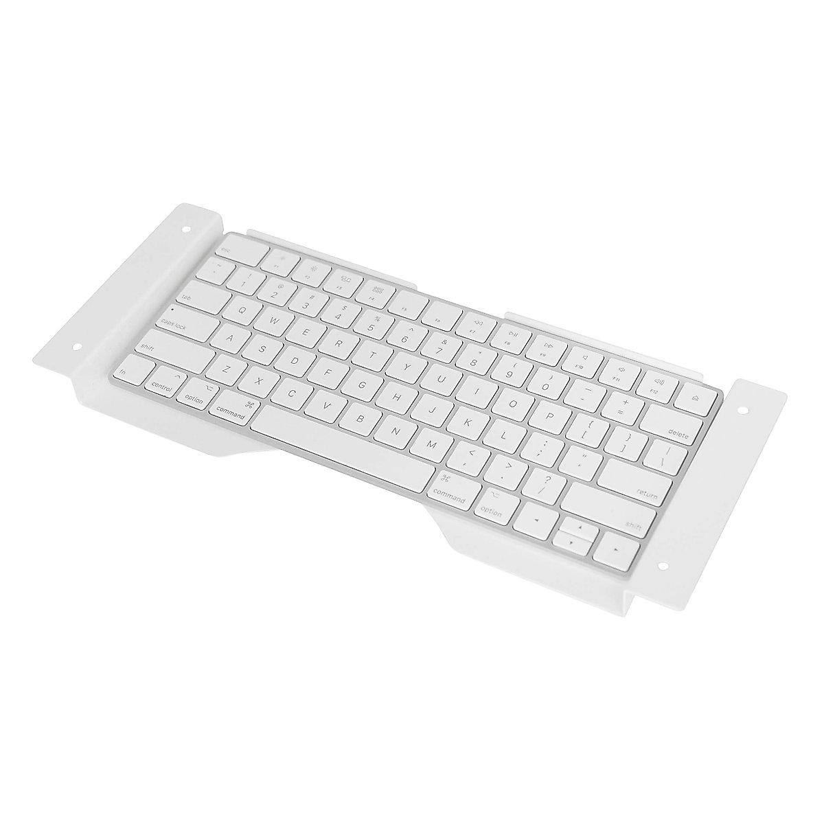 HumanCentric Storage Shelf for Apple Magic Keyboard | Under Desk Keyboard Tray and Drawer for Apple Magic Keyboard (White)