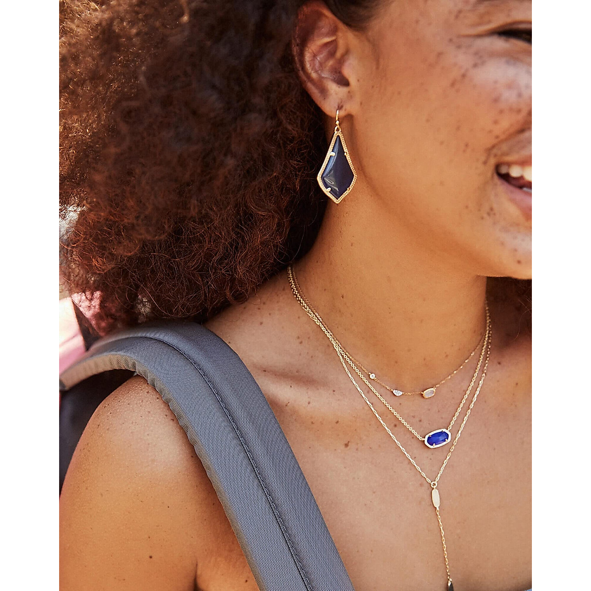 Kendra Scott Fern Y Necklace for Women, Fashion Jewelry, 14k Gold-Plated