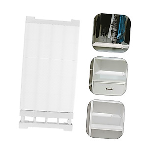 Cabilock Dressing Table Shelf Organizer for Home Retractable Rack Shelf Clothes Closet Portable Shelves Partition Plate Cabinet Storage Rack Clothing Wardrobe Rack Splitter