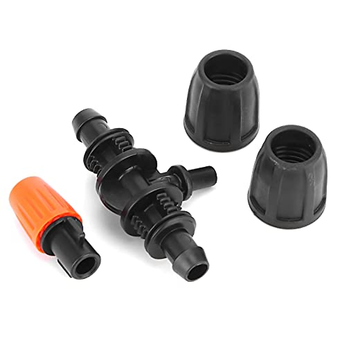 Misting Nozzle, Misting Spray Nozzle Good Sealing Performance Light Weight Fall‑Proof Easy to Install ABS for Lawns for Terraces for Agriculture for Gardens