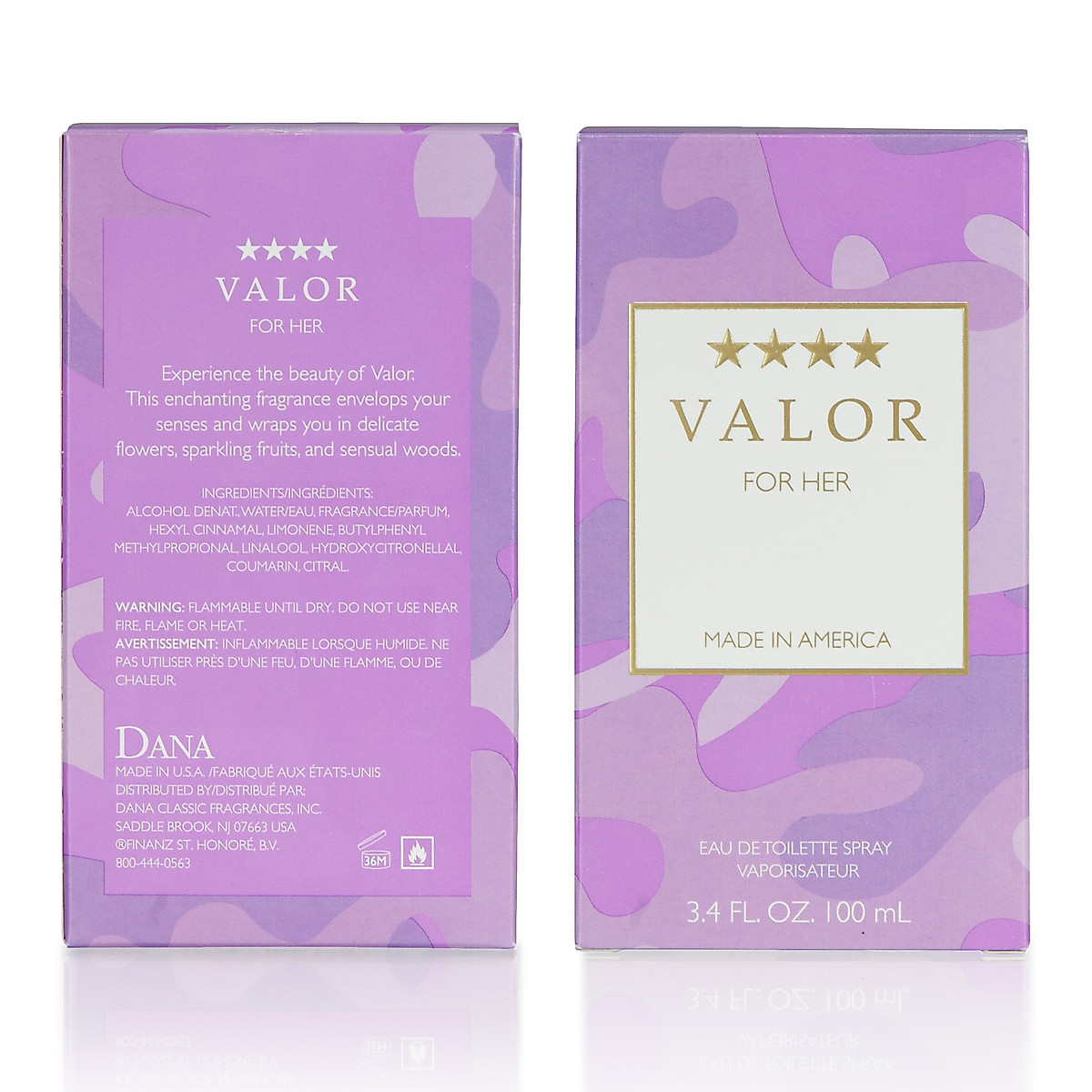 Valor by Dana 3.4 oz Eau De Toilette Spray for Women