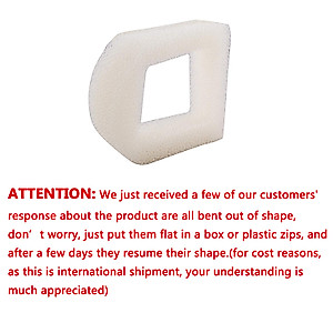 Cat Water Fountain Foam Pre-Filters Compatible with Drink-Well Stainless Steel 360, Avalon, Pagoda, Seascape and Sedona Pet Fountain Replacement Filter for Dog and Cat (12 Packs)