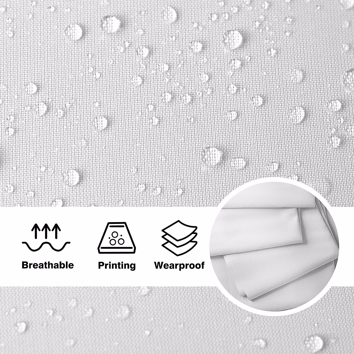 Scandinavian Fabric by The Yard, Cartoon Vikings Upholstery Fabric, Boho Animal Decorative Fabric, Nordic Cultural Historical Elements Waterproof Fabric Upholstery and Home Accents, 2 Yards