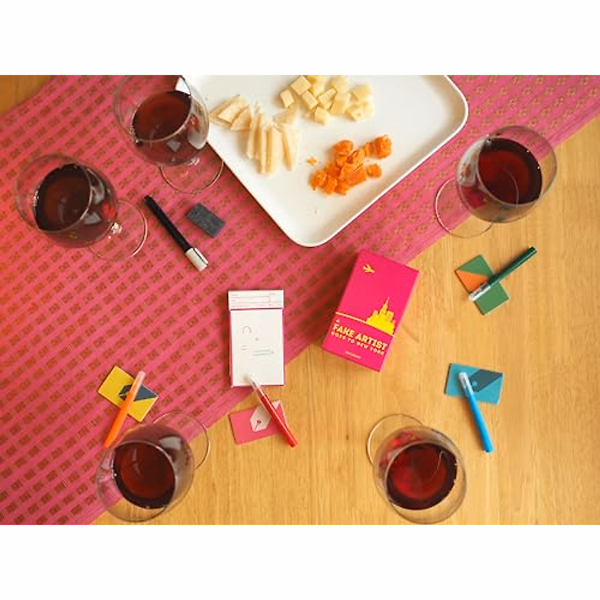 Oink Games A Fake Artist Goes to New York - Japanese Social Deduction Game | Fun Stocking Stuffer or Secret Santa Gift | Ages 8+ | Party Drawing Game