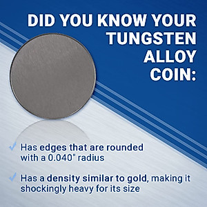 Tungsten Alloy Coin