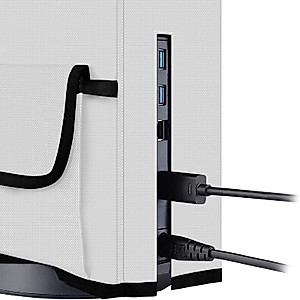 Linkidea PS5 Controller Storage Pocket Protective, Nylon Dust Cover for Game Console, Skin Cover Anti Scratch Protector Sleeve Compatible with Playstation 5 Console (White)