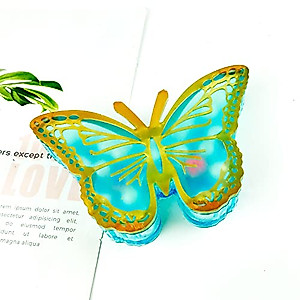 Butterfly Storage Box Molds Butterfly Silicone Molds with Lid for Epoxy Resin Casting Resin Mold for DIY Jewelry Storage Box Candy Container Makeup Storage Box