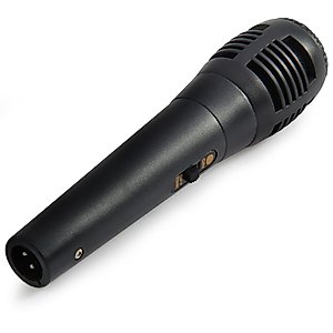 Singing Machine Unidirectional Dynamic Microphone with 5 Ft. Cord