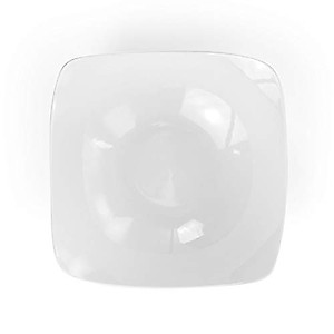 Elama White Porcelain Dish Dinnerware Set, 18 Piece, Newman