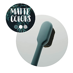 Ebris Saber Series Extra Soft Toothbrushes for Adults (3 Pack) | Soft Bristle Toothbrush, Over 10,000 Nano Sized Charcoal Bristles, Perfect Brush for Teeth Cleaning, Extra Gum Care & Enamel Protection