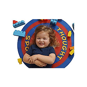 A Portable Parenting Time Out Mat - 24 Inch Diameter Made from Recyclable Non-Toxic Materials