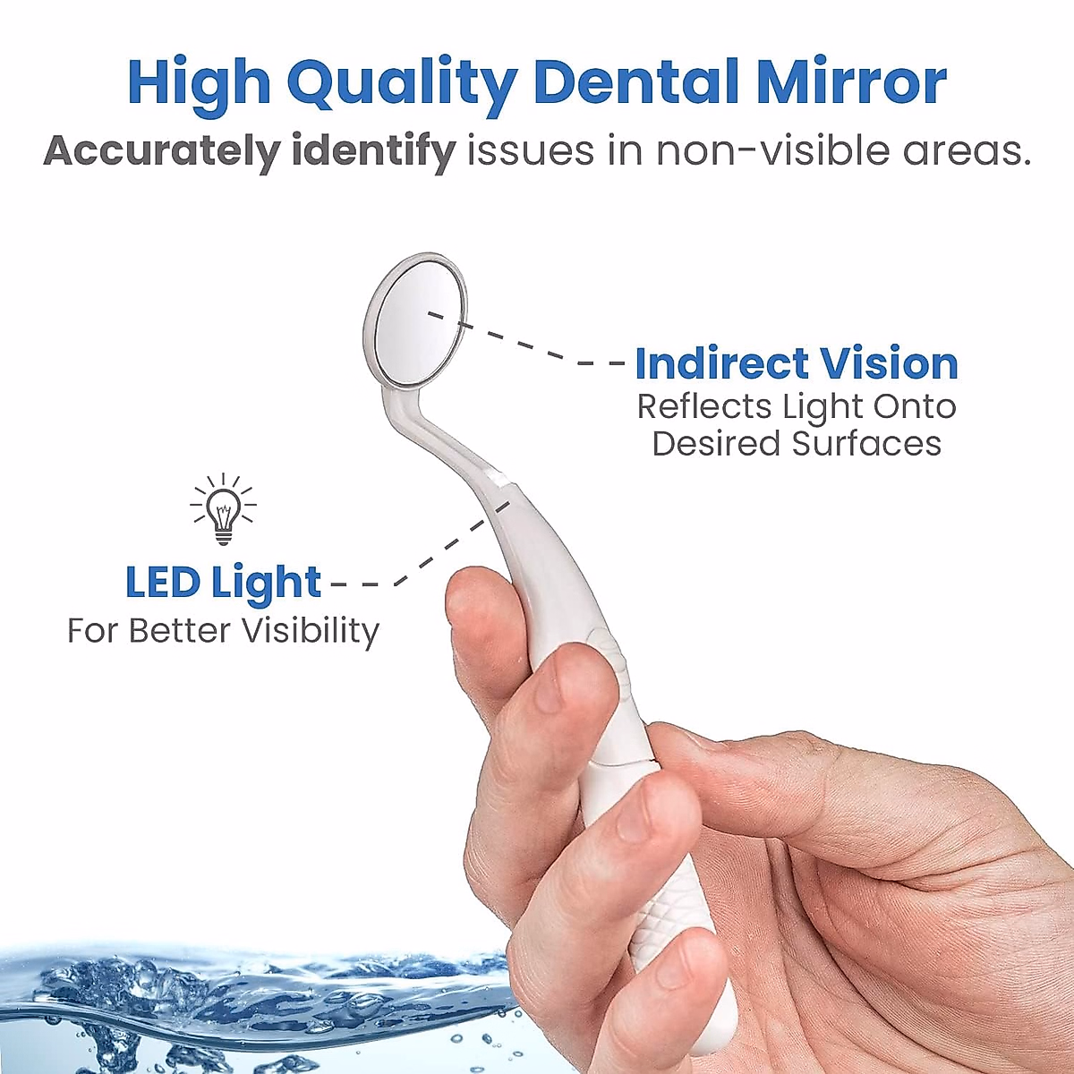 AquaSonic Home Dental Center Rechargeable Power Toothbrush & Smart Water Flosser - Complete Family Oral Care System - 10 Attachments and Tips Included - Various Modes & Timers (White)