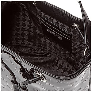 Karl Lagerfeld Paris womens Maybelle Camera Crossbody Cross Body, Black Maybelle, One Size US