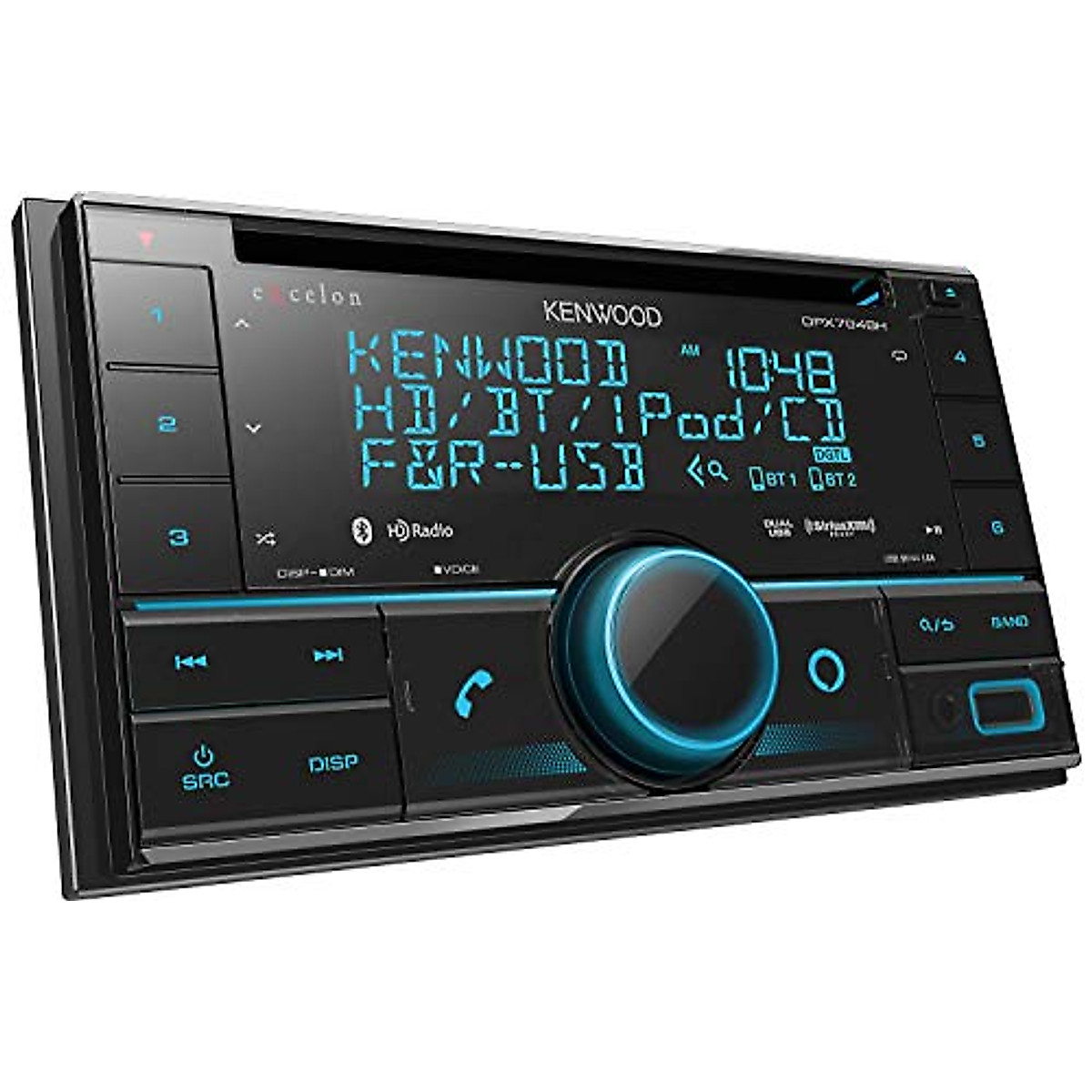 Kenwood DPX-794BH 2-Din CD Receiver with Built in Alexa, Bluetooth and HD Radio