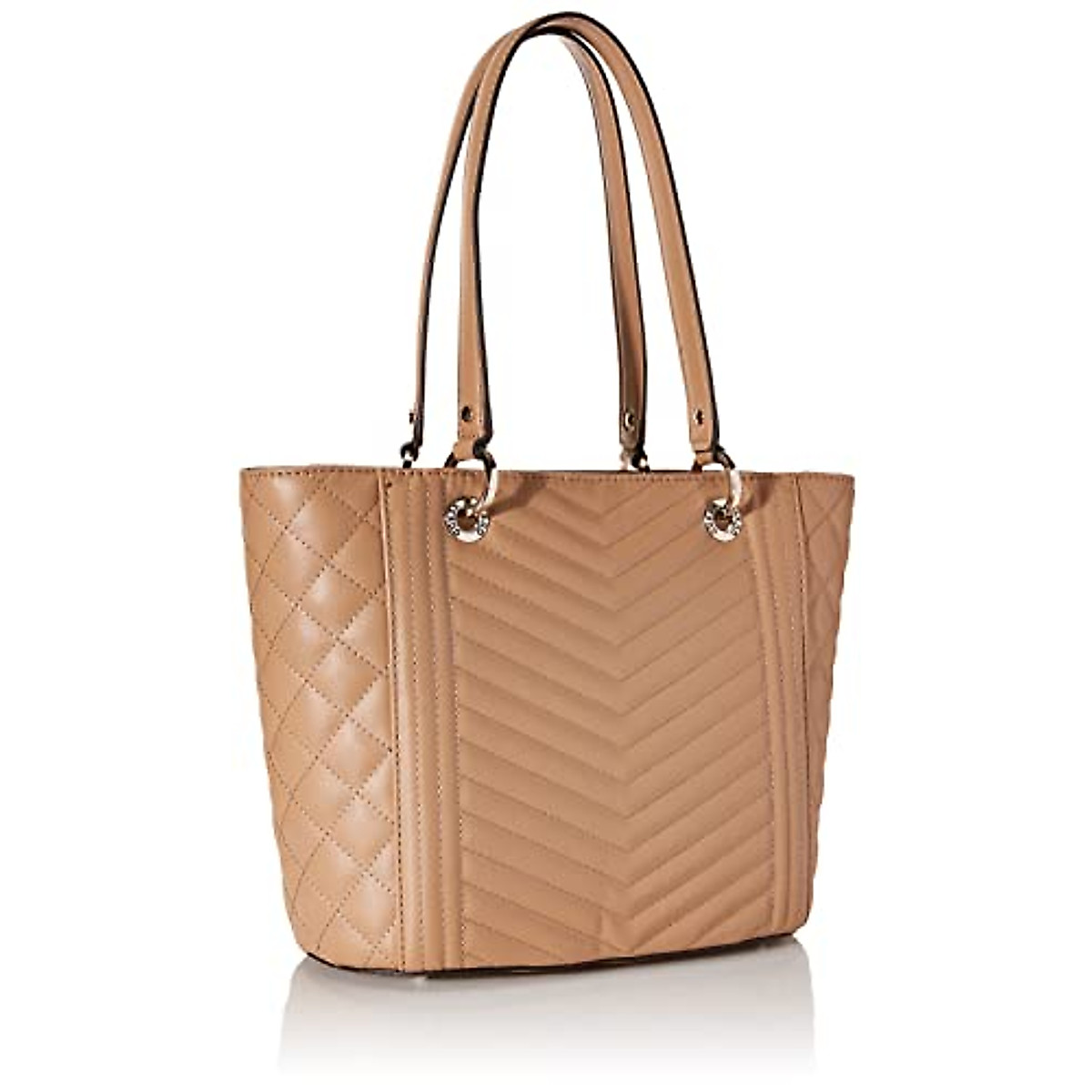 GUESS womens Noelle Small Elite Tote, Beige, One size US