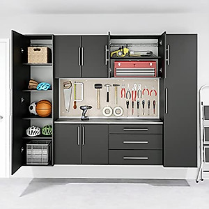 Prepac HangUps 3-Drawer Base Storage Cabinet, Black