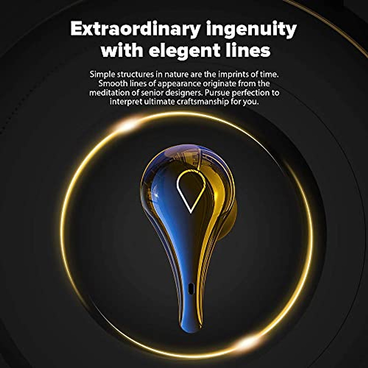 H3S Bluetooth 5.0 Wireless Earbuds IPX7 Waterproof TWS 9D HiFi Stereo Headphones in Ear Built in Mic Headset with 3500mAh Power Bank Mirror