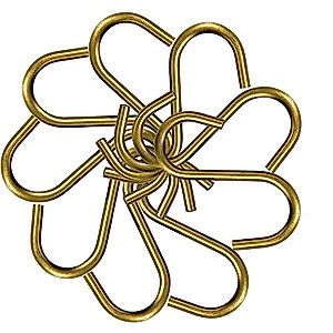 TOPIND 20 Pack 2.4in S Hooks, Steel S Hanging Hooks Heavy Duty Hooks Hanger for Kitchen Work Shop Bathroom Garden, Pan Pot Rack Hooks, Closet Hooks, Hanging Plants, Cups, Jeans