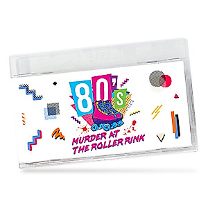 Murder at The Roller Rink: an 80s Teen Murder Mystery Game | Flexible 4-20+ Players | in-Person & Virtual Game Play Instructions | USB with Printable Files