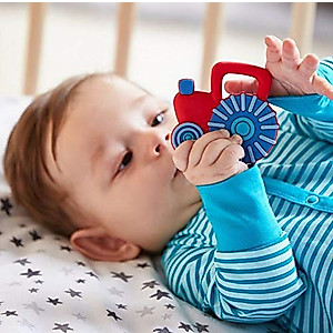 HABA Tractor Silicone Teether