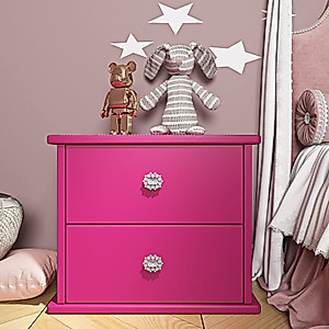 Livelynine Dark Pink Wallpaper Peel and Stick Hot Pink Contact Paper for Cabinets Desk Classroom Dorm Renter Friendly Wall Paper for Girls Bedroom Bathroom Walls Preppy Kids Room Girly 15.8x78.8