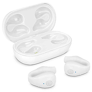 UrbanX UX3 True Wireless Earbuds Bluetooth Headphones Touch Control with Charging Case Stereo Earphones in-Ear Built-in Mic Headset Premium Deep Bass for Ulefone Watch Pro - White