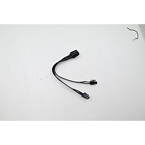 COMeap 8 Pin to 4 Pin CPU Power Adapter, CPU 8 Pin Female to CPU 8 Pin ATX 4 Pin Male Converter Extension Cable for Motherboard 9.5-inch(24cm)