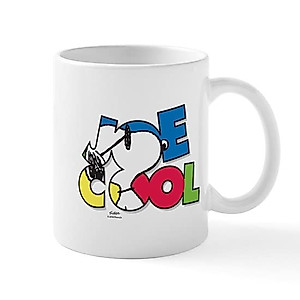 CafePress Snoopy Joe Cool Large Mug Ceramic Coffee Mug, Tea Cup 11 oz