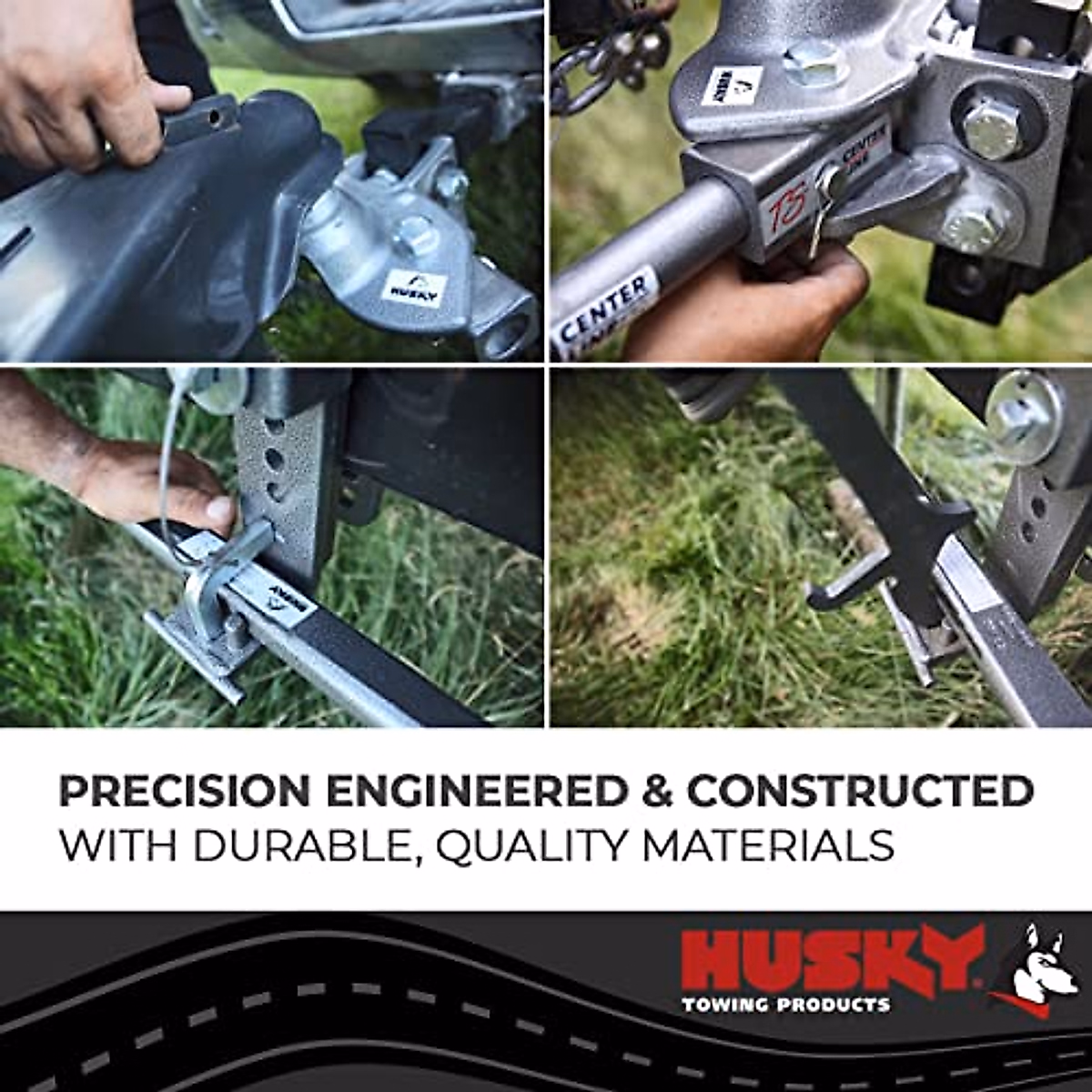Husky 32218 Center Line TS with Spring Bars - 800 lb. to 1,200 lb. Tongue Weight Capacity (2-5/16" Ball)