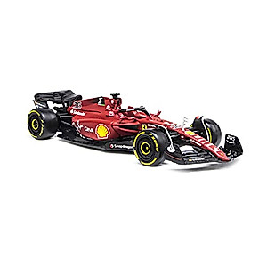 HTLNUZD Bburago 1:43 2022 F1-75 Racing #16 Charles Leclerc F1 1/43 F1-75#16 Formula One Alloy Die Cast Collection Vehicles Model Gift