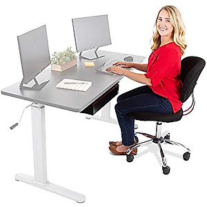 Stand Steady Attachable Under Desk Drawer | Pull-Out Storage Organizer with Smooth Sliding Tracks | Spacious Storage Drawer Easily Mounts to Desks and Workstations (Black / 17.5 x 11.5)