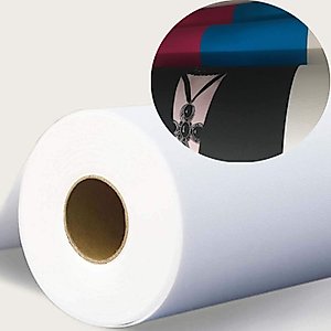 Tiger-Hoo Heavy-Duty Inkjet Canvas 17 inch x40ft Roll Waterproof and White Matte Finish Digital Printing 100 percent Polyester Inkjet Water-based Dye and Pigment Ink Jet Printing Printers
