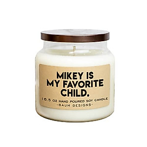 Personalized Favorite Child Soy Candle