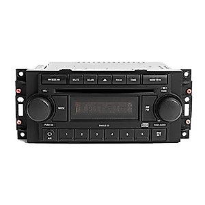 1 Factory Radio AM FM CD Auxiliary Input Compatible with 2004-2010 Jeep Dodge Chrysler P05064171AE REF