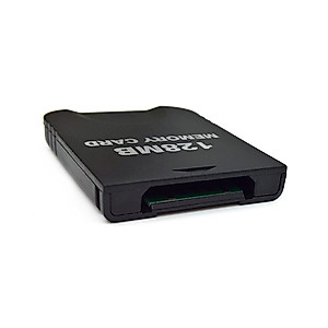 Black 128MB Gaming Memory Card Compatible Wii and Gamecube