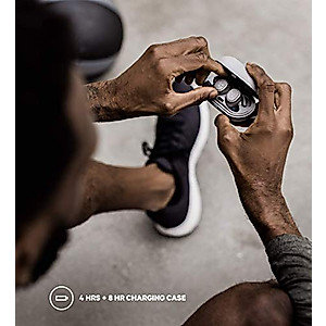 Jaybird RUN XT True Wireless Headphones (Storm Grey/Glacier) (Renewed)