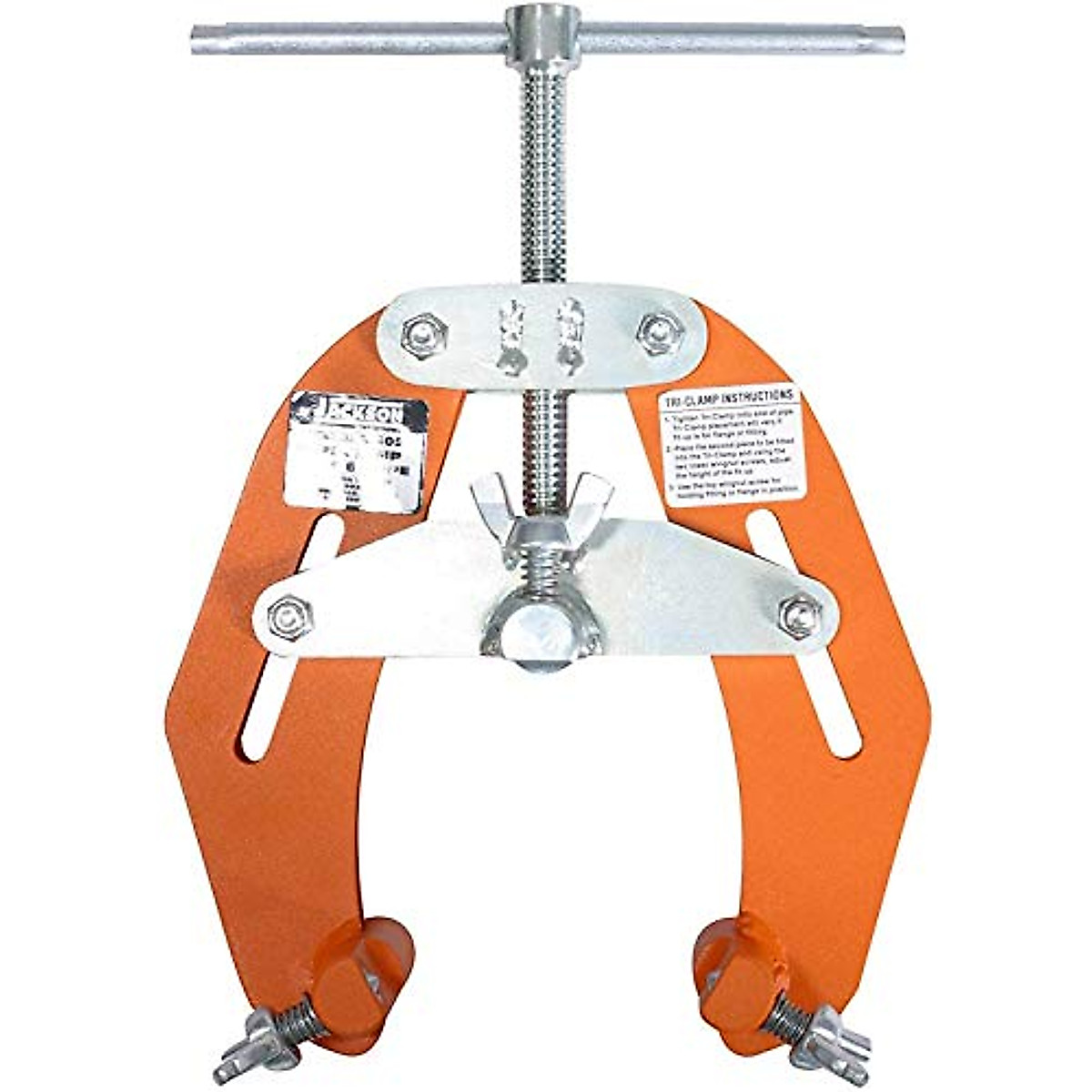 JACKSON TOOL Tri-Clamp - High Strength Pipe Alignment Tool with Lightweight Design & 2"-6" Diameter - Jackson-302