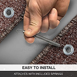 Prest-O-Fit 3-Pack 2-4028 Wraparound Jumbo RV Step Rug Espresso 23 in. Wide