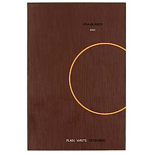 2022 Daily Planning Notebook by AT-A-GLANCE, 6" x 9", Plan. Write. Remember, Gray (70620130)