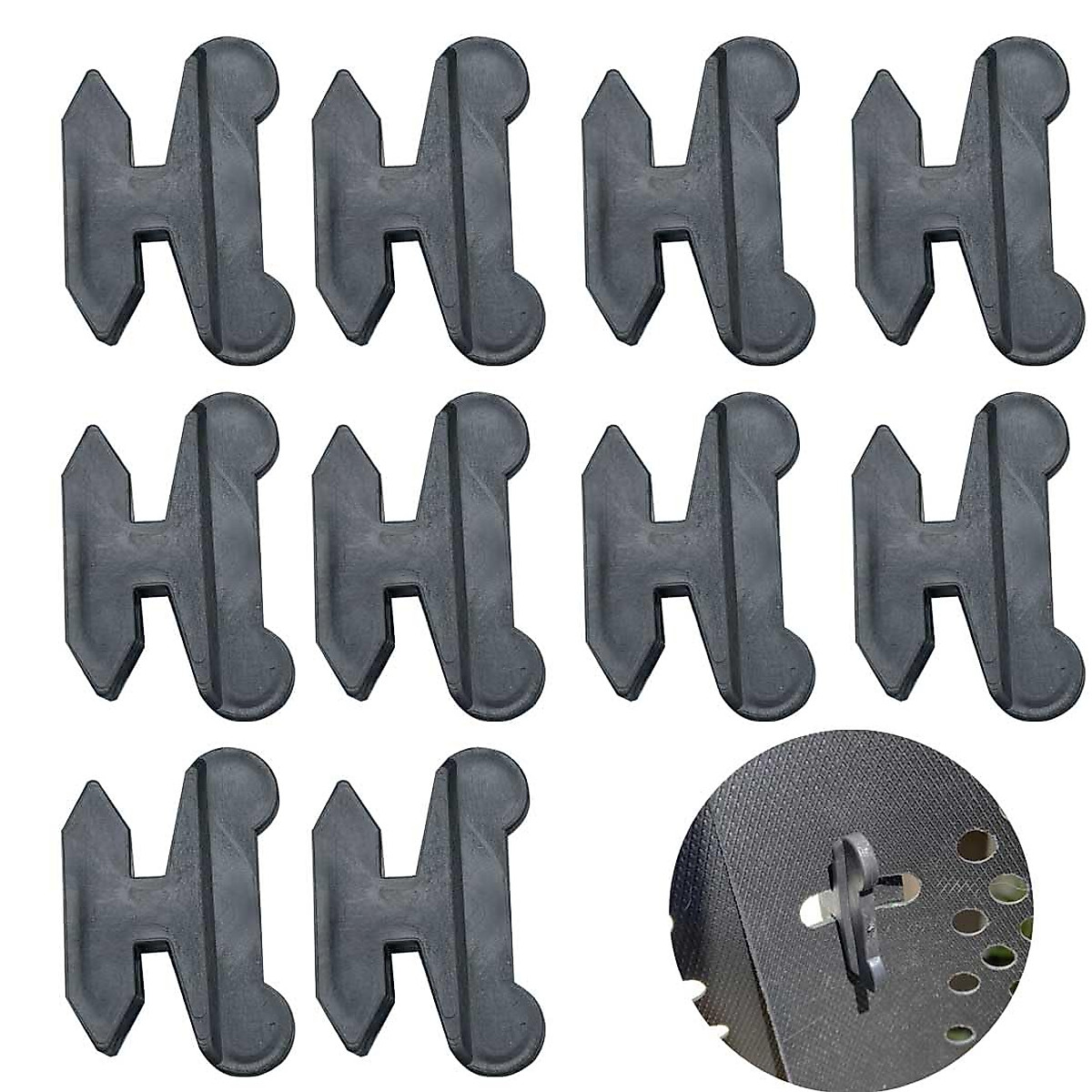 10 Pack Composter Closure Keys Easy to Setup Compost Bin Accessory with Majority Compatible Compost Bins