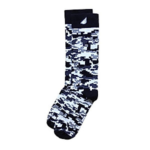 Fun Digital Camo Mens Dress Socks Colorful Digicamo Gift 3-Pack, Made in America