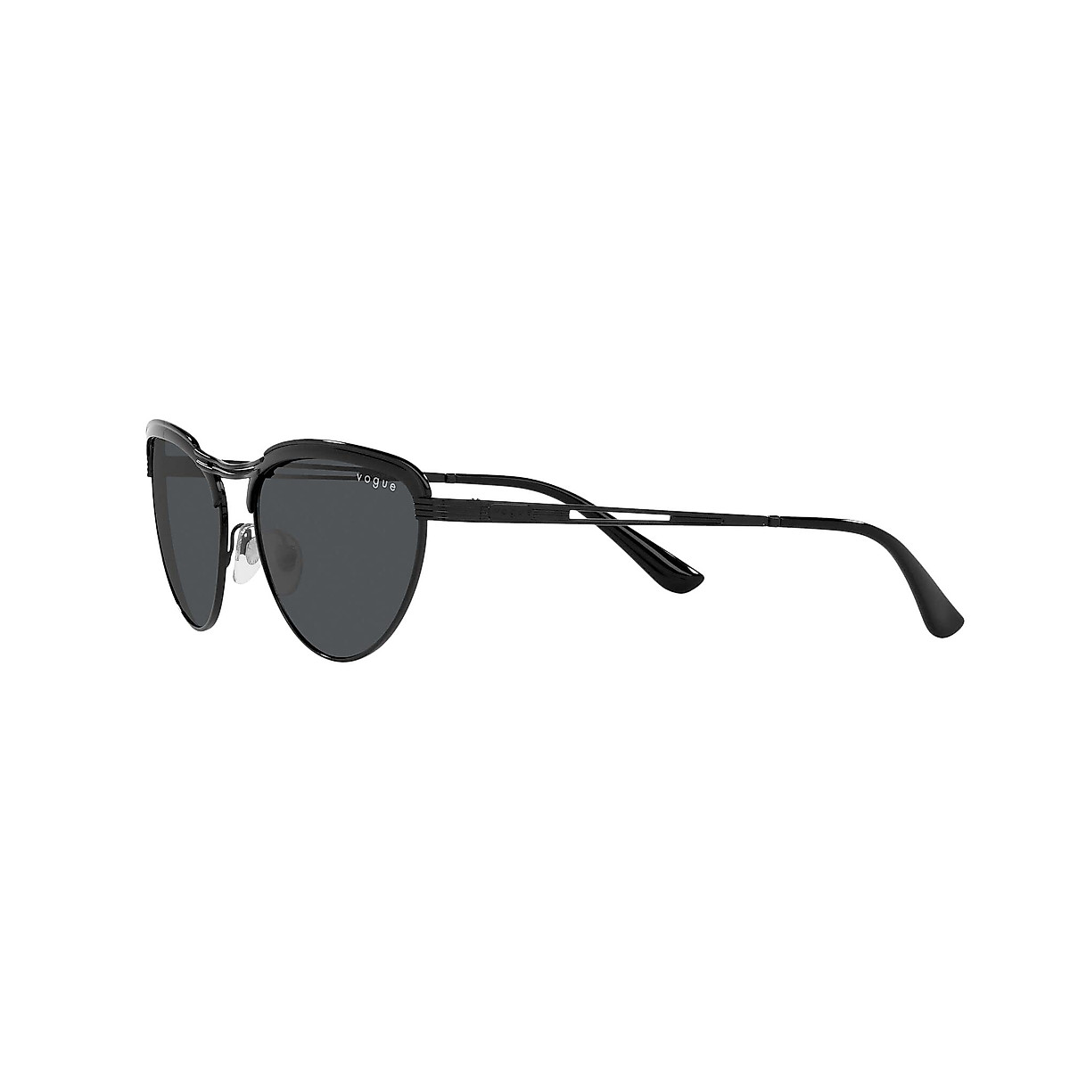 Vogue Eyewear Women's VO4236S Cat Eye Sunglasses, Dark Grey, 55 mm
