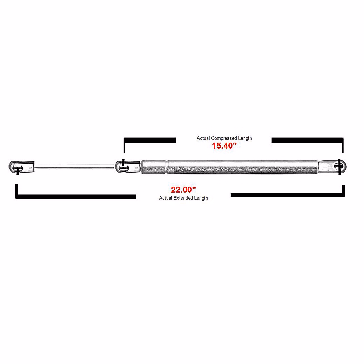 Rear Liftgate Hatch Tailgate Lift Supports Gas Springs Shocks Struts fit for Mercury Mountaineer 2001-2007,fit for Ford Explorer 2002-2005 4584 SG204043,Pack of 2