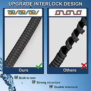 Premium Metal Shower Hose-47Inch Bidet Hose High Pressure Explosion Proof Toilet Hose for Bidet Sprayer, Stainless Steel Electroplating Handheld Shower Hose Flex Hoses Extension with Woven Inner Tube